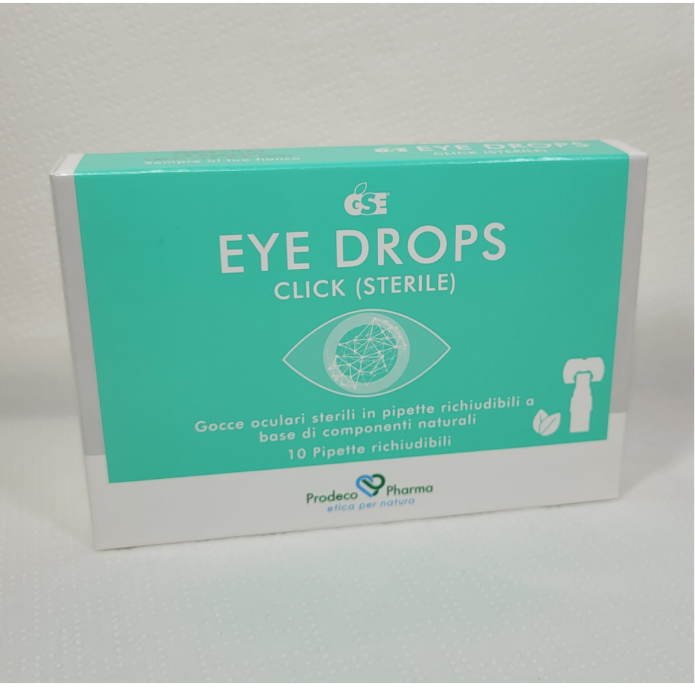 GSE EYE DROPS Click (sterile) - PRODECO PHARMA – La Ginestra Erboristeria